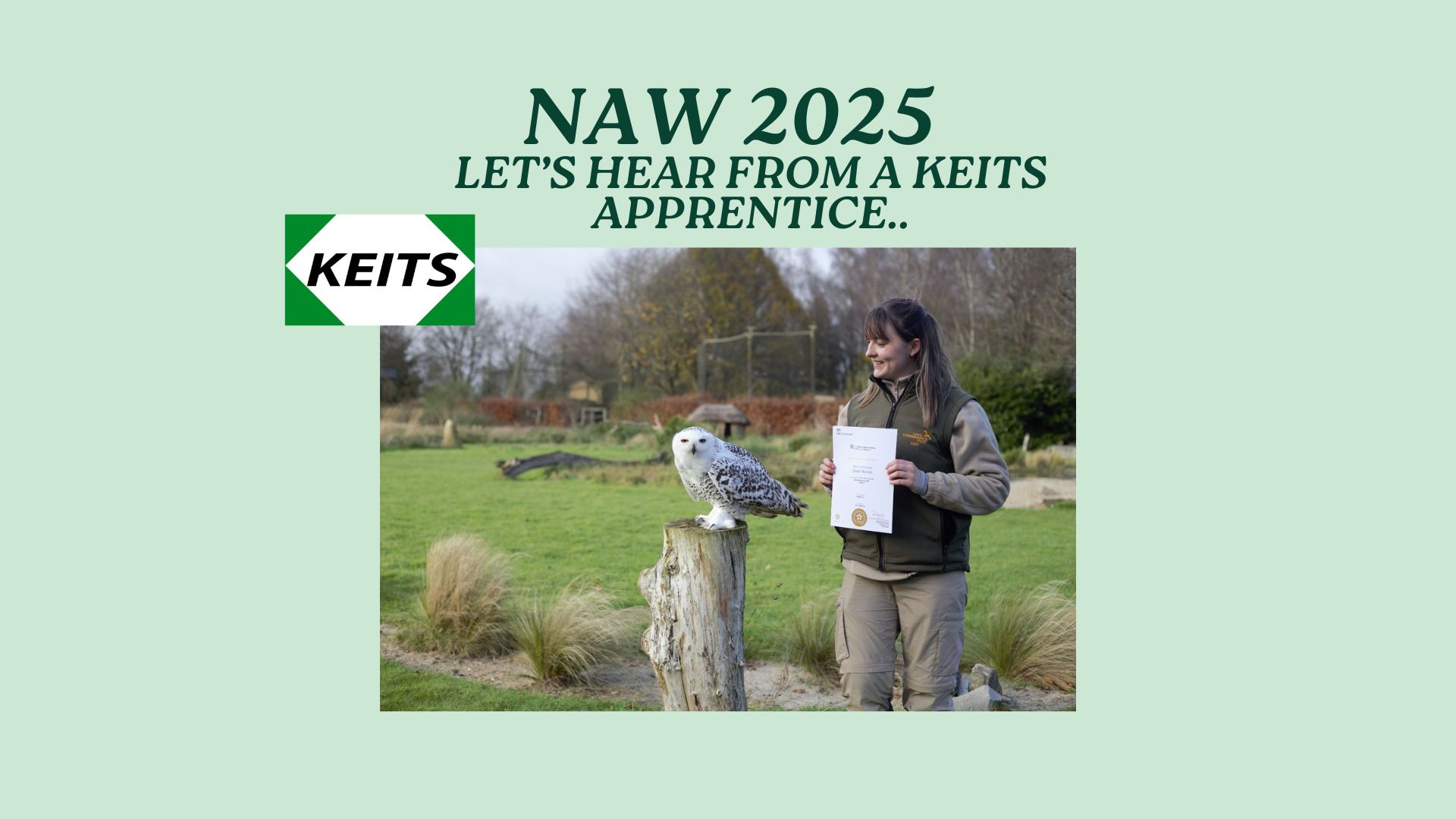 Let's hear from an apprentice! - KEITS